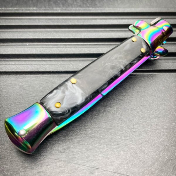 Navaja stiletto italiana 23 cm, hoja tipo aguja - Stiletto Knife.mx
