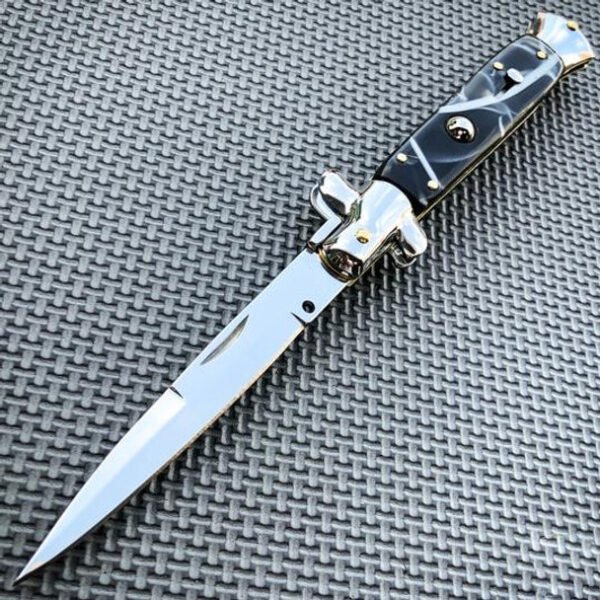 Navaja stiletto italiana de bolsillo | Stiletto Knife.mx